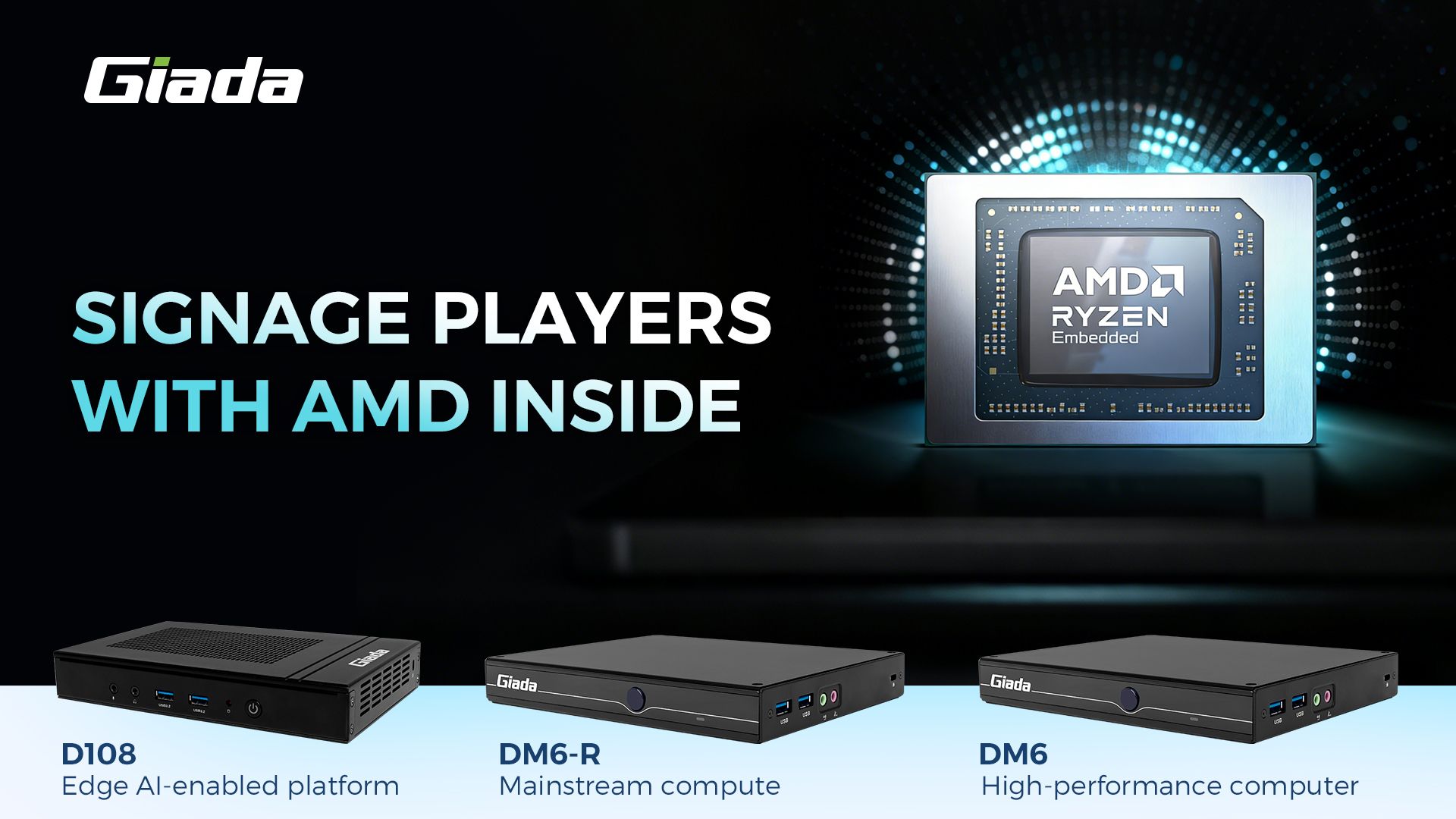 Giada AMD-Based Computing Platforms for Professional Display and ...